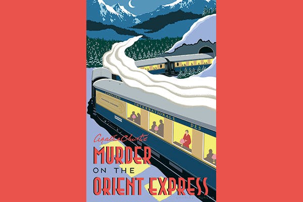 Limited edition Murder on the Orient Express posters - Agatha Christie